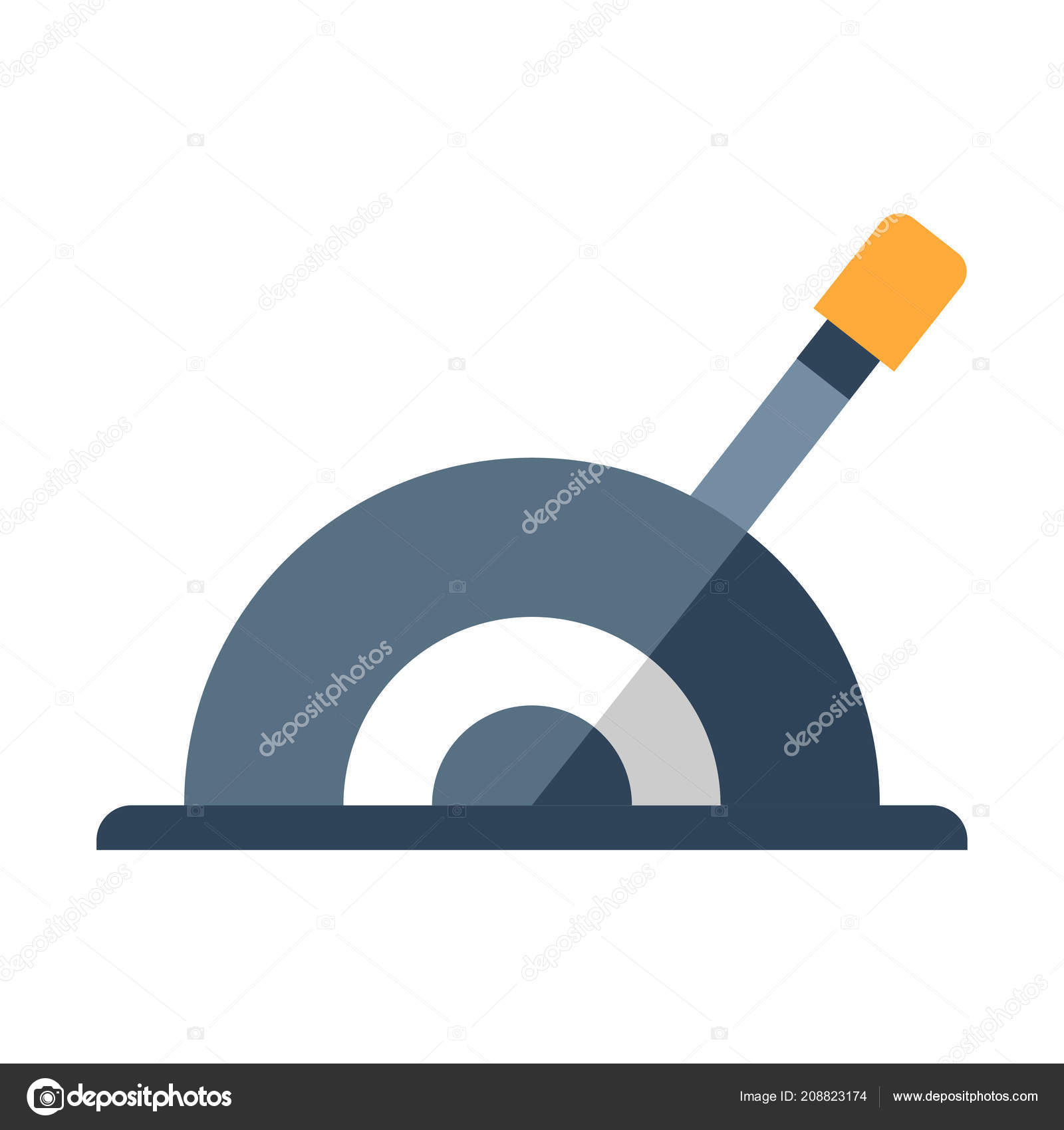 Lever flat illustration Stock Vector Image by ©Chanut-is-Industries ...