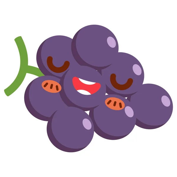 Uva de feliz de dibujos animados Stock-Vektorbilder | Depositphotos