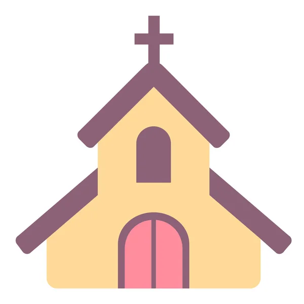 Chiesa icona colorata Immagini Vettoriali Stock | Depositphotos