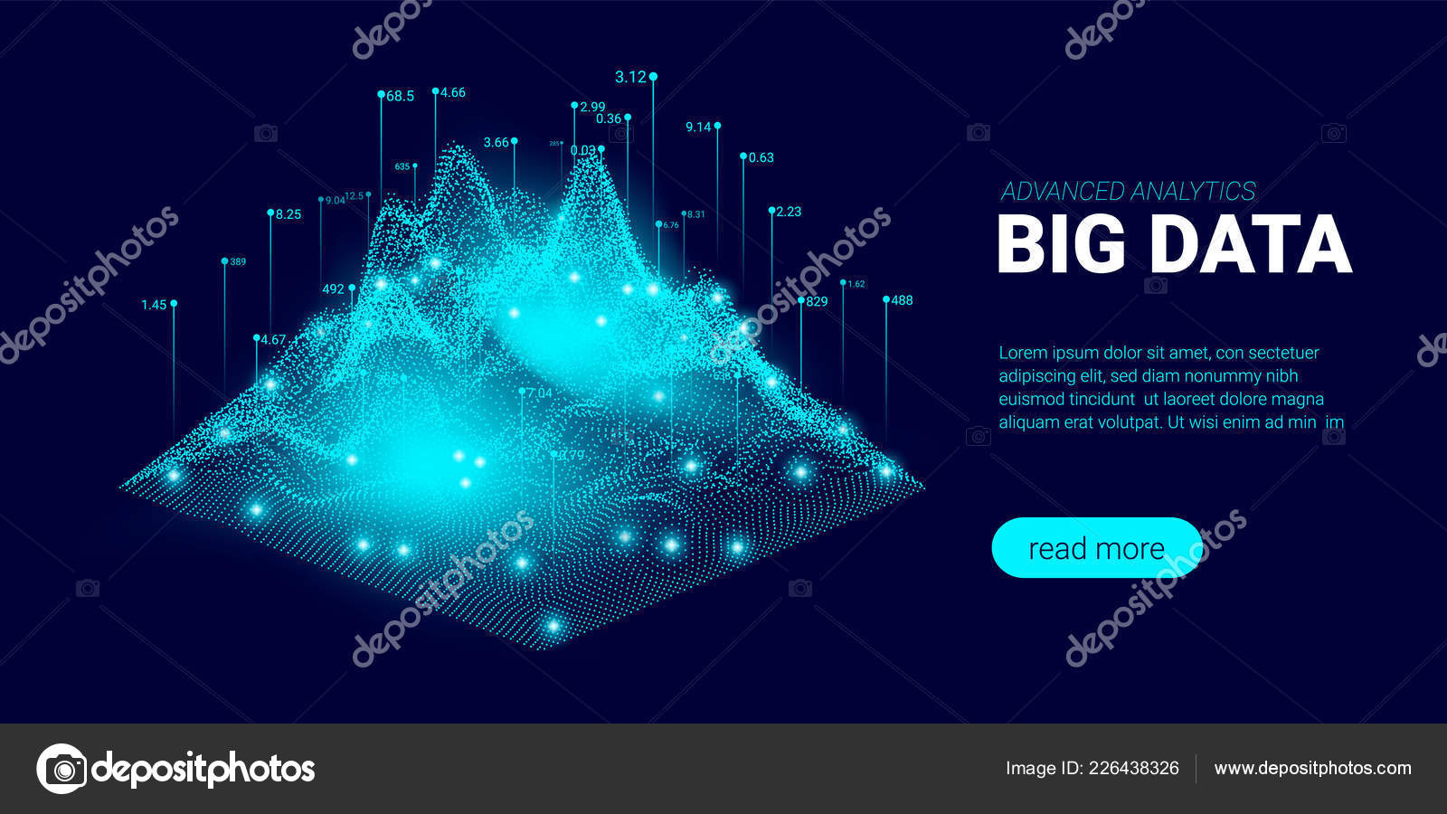 Big Data Visualization and Analysis. Stock Vector Image by ©ingara ...