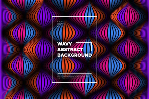 Distortion of Space. Modern Abstract Background with Vector Warped ...