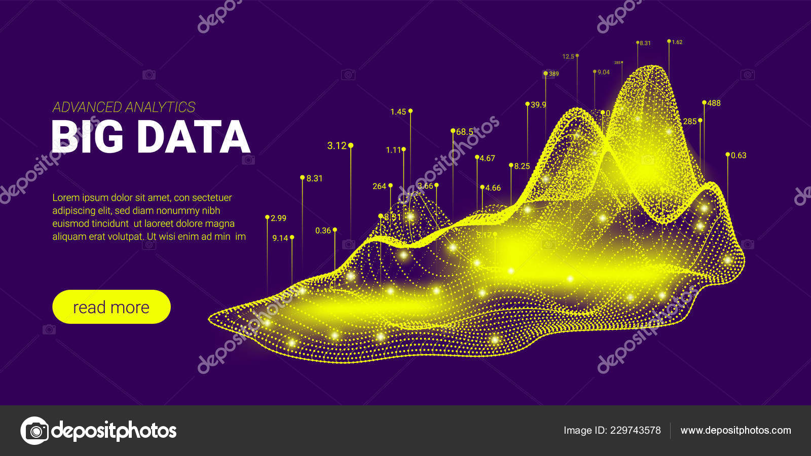 Big Data Analysis Futuristic Concept. Stock Vector by ©ingara 229743578