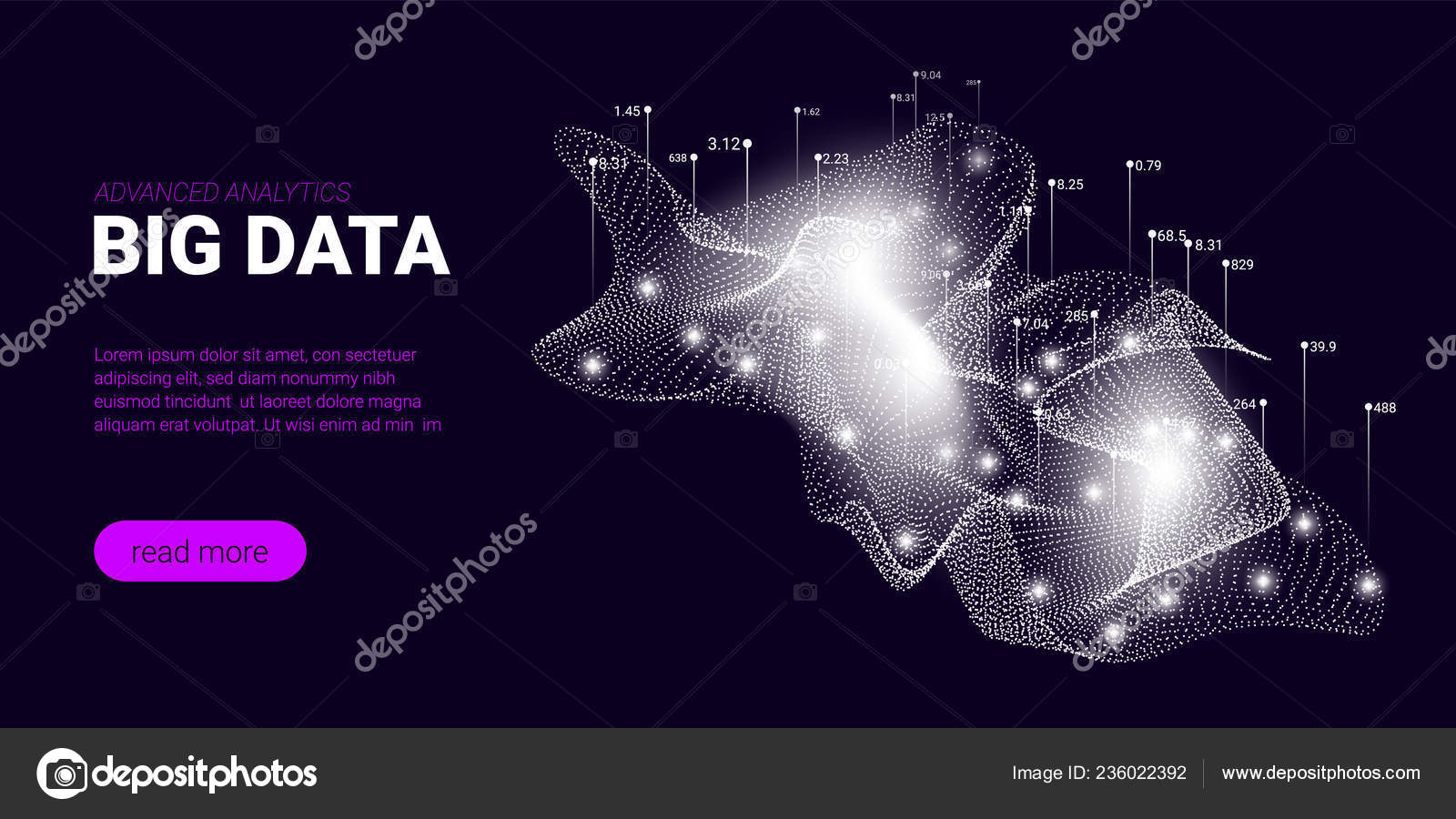 Big Data Stream Concept Business Analytics Stock Vector Image By ©ingara 236022392