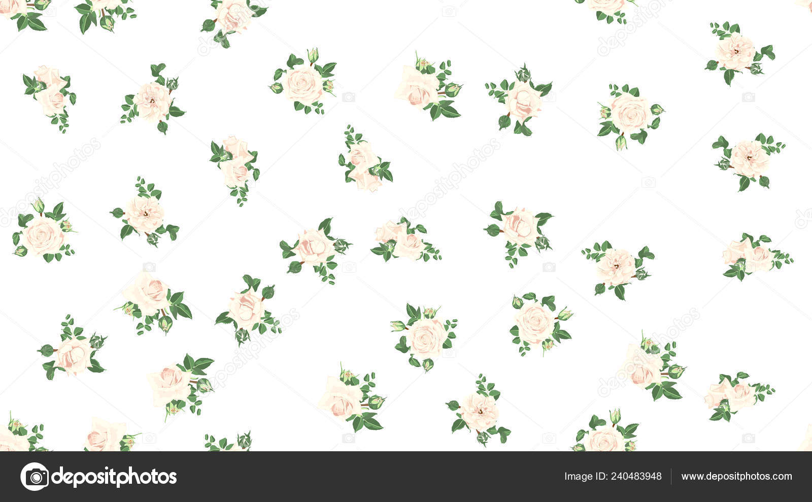 Floral Pattern for Wedding Card. — Stock Vector © ingara #240483948
