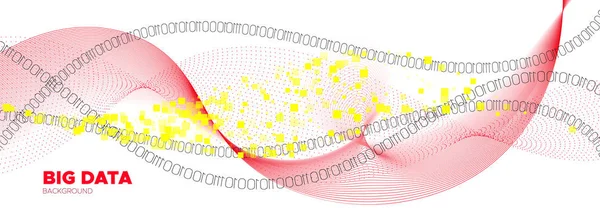 Data Flow. Fluid Financial Illustration. Matrix Stock Vector Image by ...