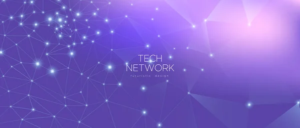 Data Tech Concept. Violet Vector Science Flyer. Stock Vector by ©ingara ...