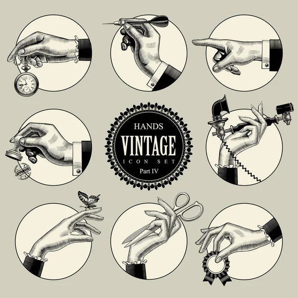 Vintage hands Vector Images, Royalty-free Vintage hands Vectors ...
