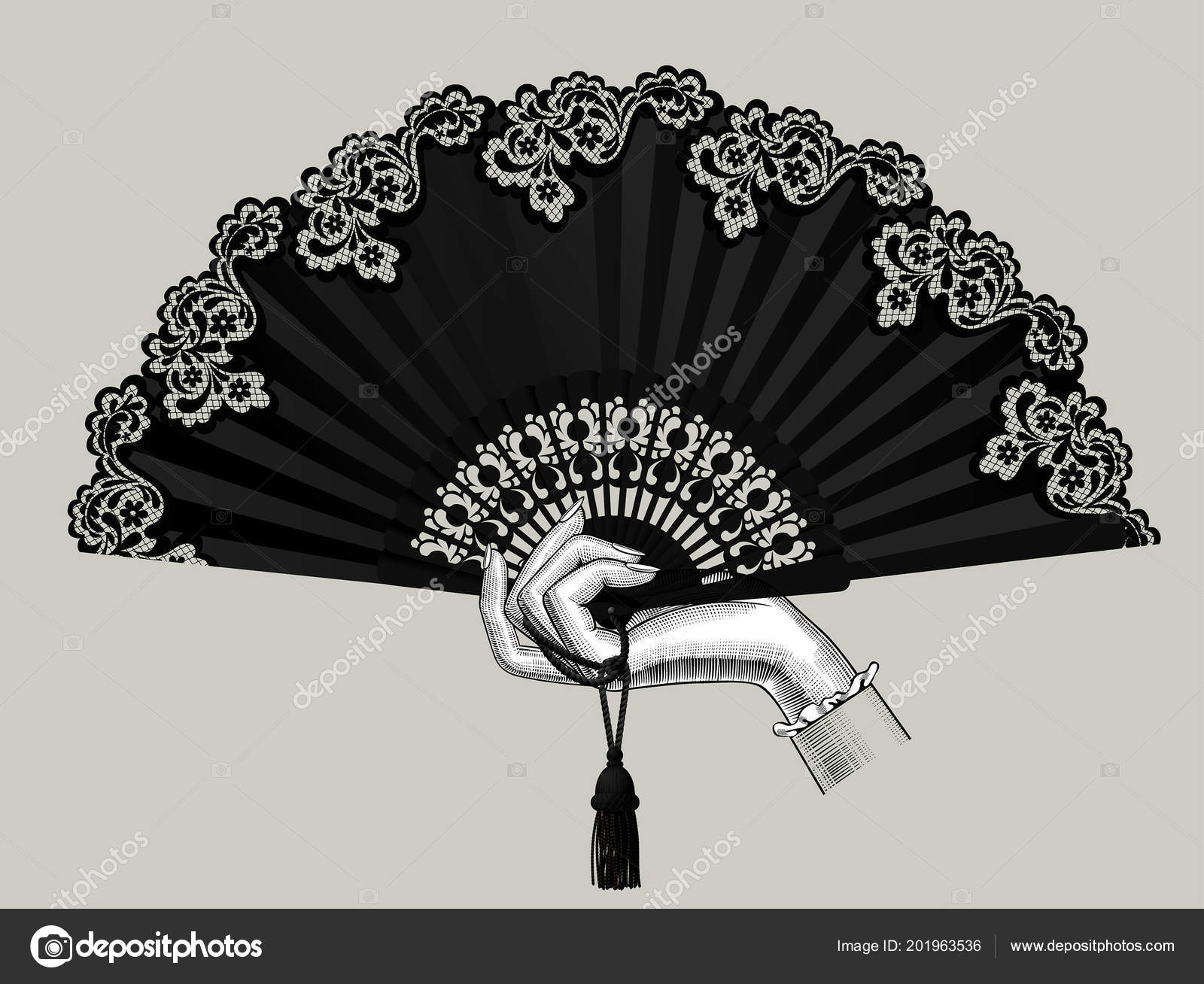 Hand Fan Drawing
