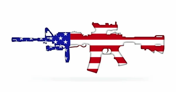 American flag gun Stock Photos, Royalty Free American flag gun Images ...