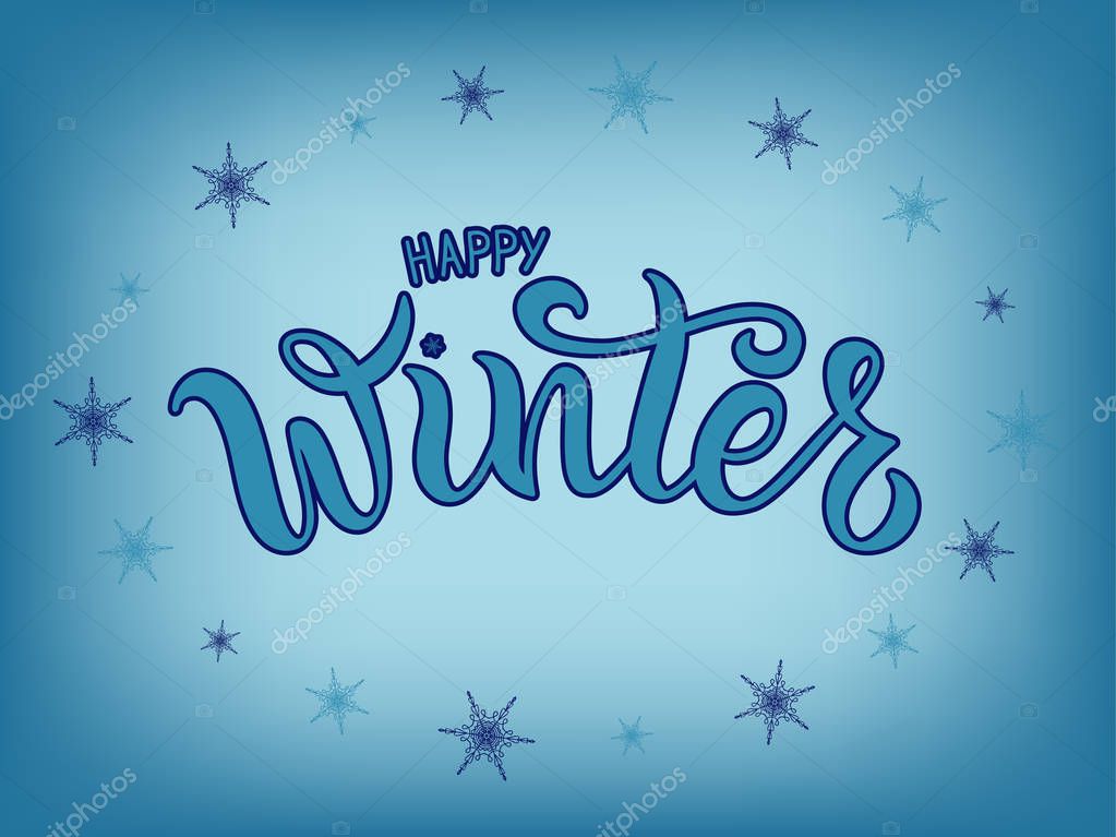 Feliz invierno para el calendario, invitación, tarjeta de felicitación ...