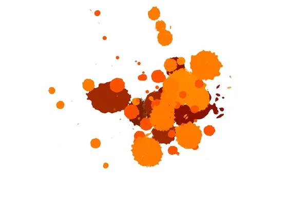 Orange Paintball Splatter