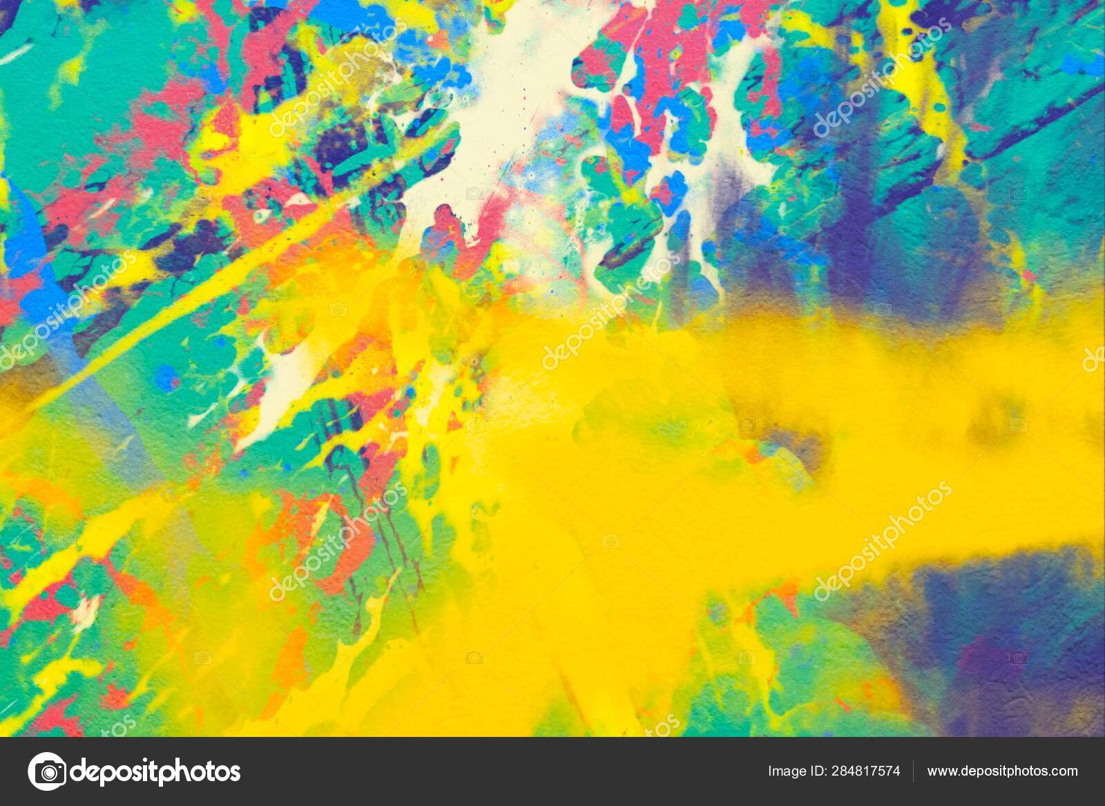 Abstract Background Paint Stains Space Text Stock Illustration by ...