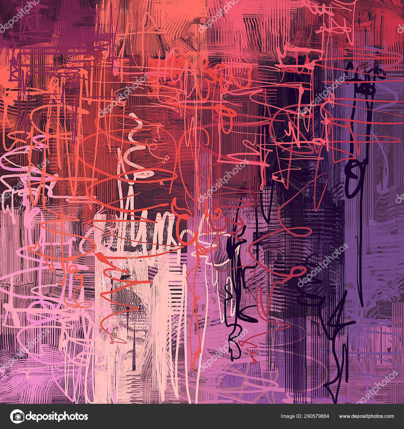 Abstract Background Different Color Patterns Stock Illustration by ...