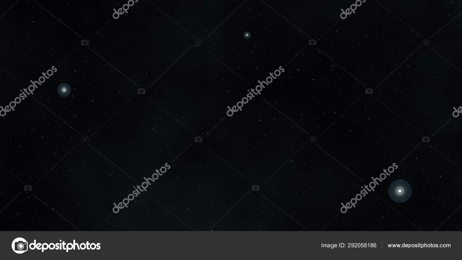 Illustration Realistic Stars Pattern Background Deep Interstellar Space ...