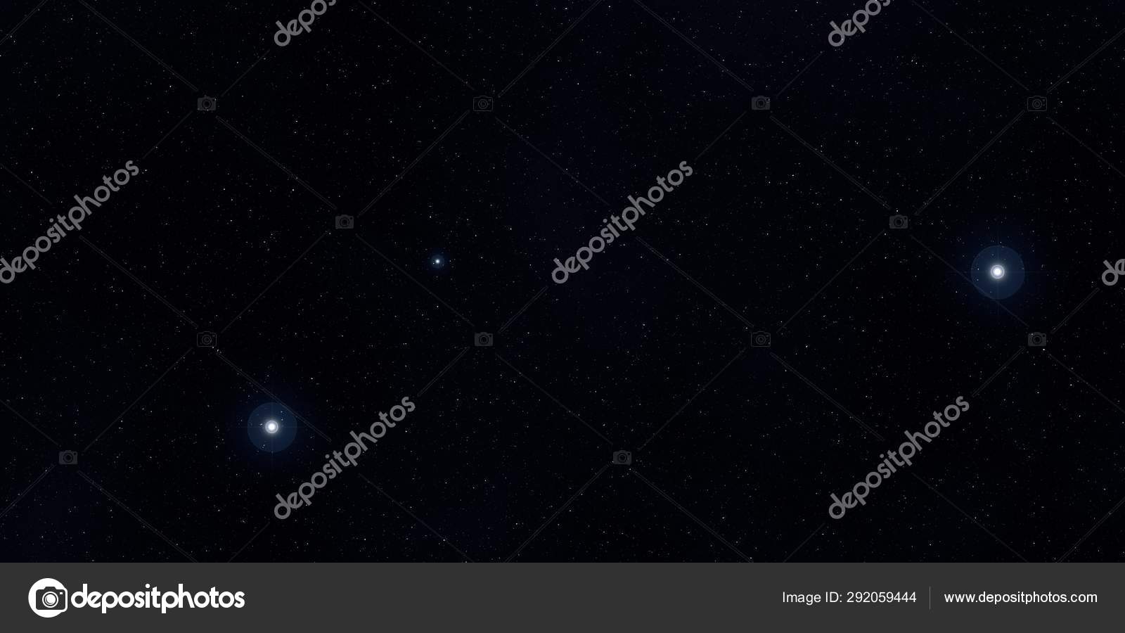 Illustration Realistic Stars Pattern Background Deep Interstellar Space ...