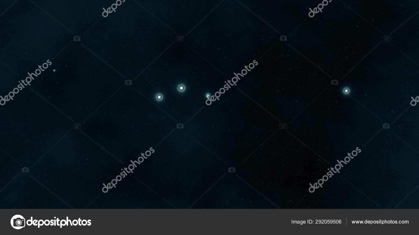 Illustration Realistic Stars Pattern Background Deep Interstellar Space ...