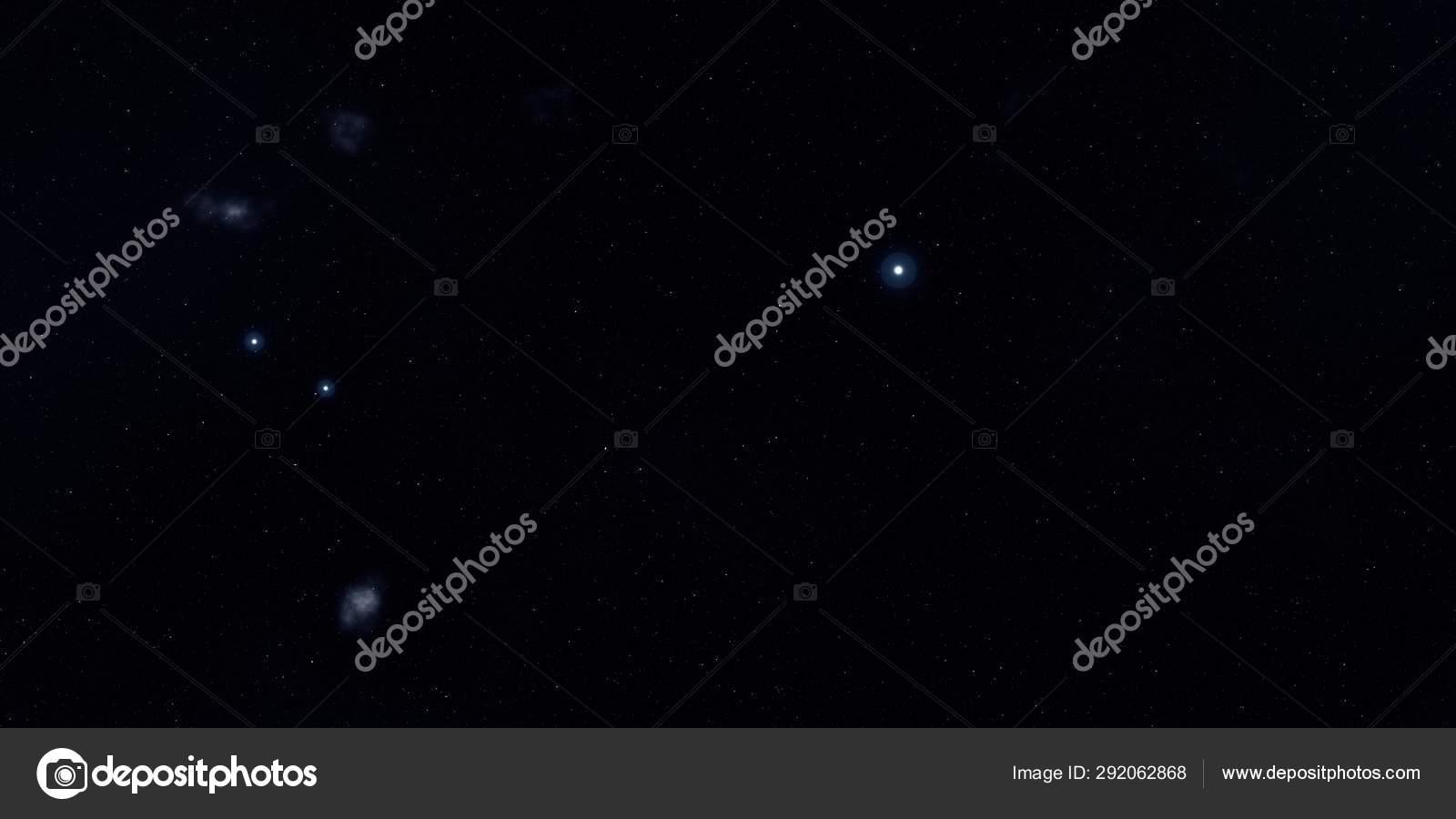 Illustration Realistic Stars Pattern Background Deep Interstellar Space ...