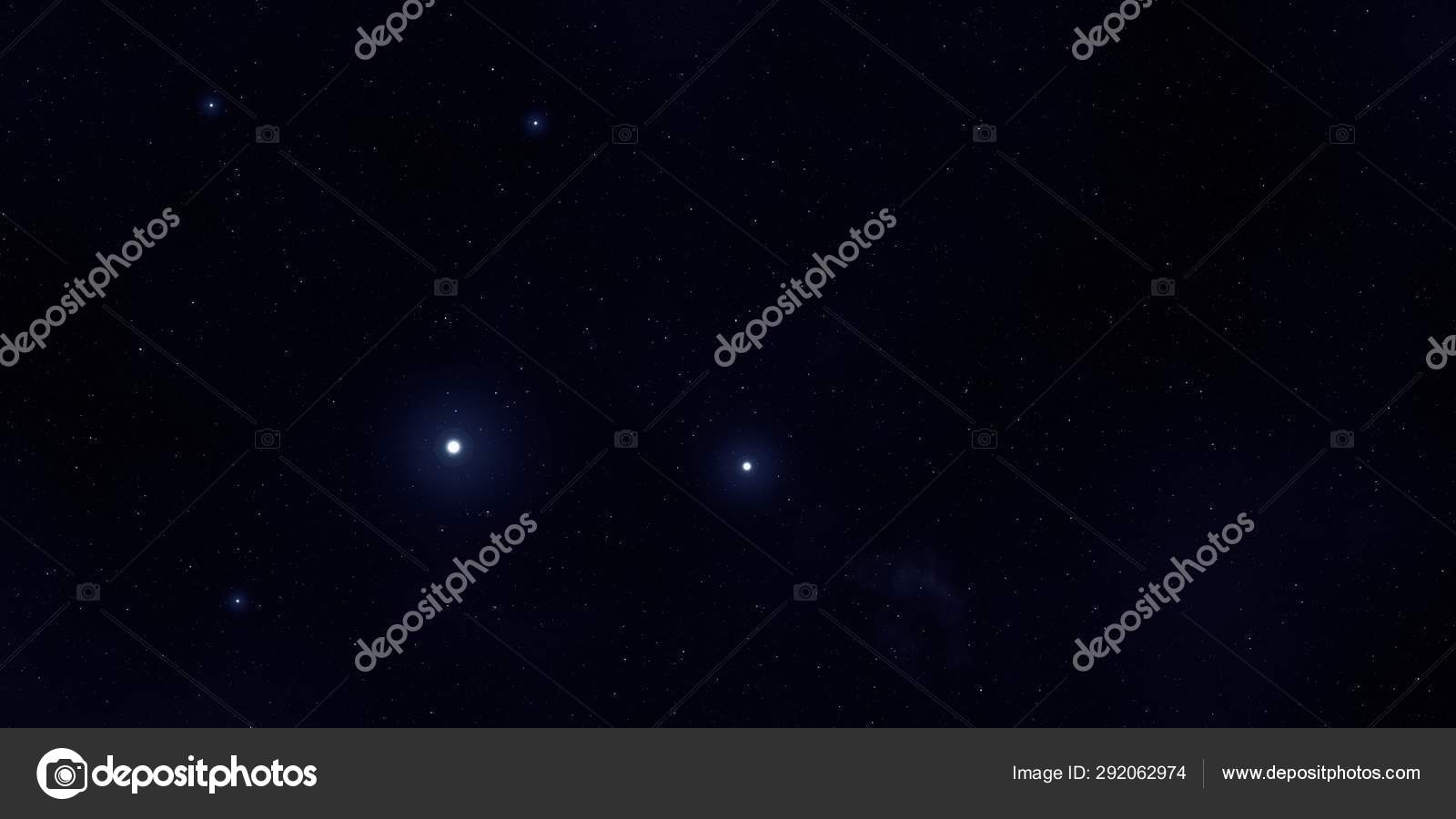 Illustration Realistic Stars Pattern Background Deep Interstellar Space ...