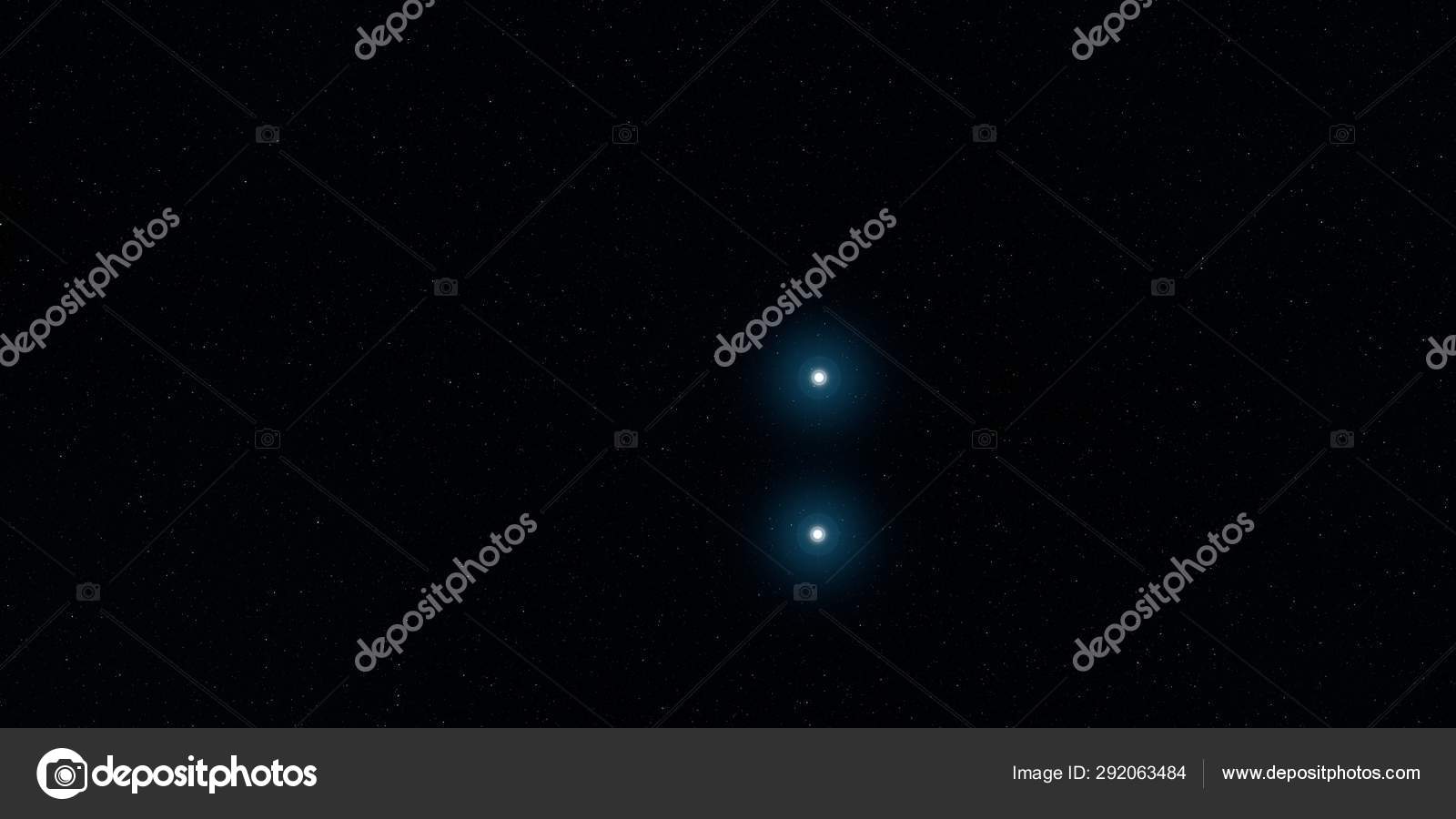 Illustration Realistic Stars Pattern Background Deep Interstellar Space ...