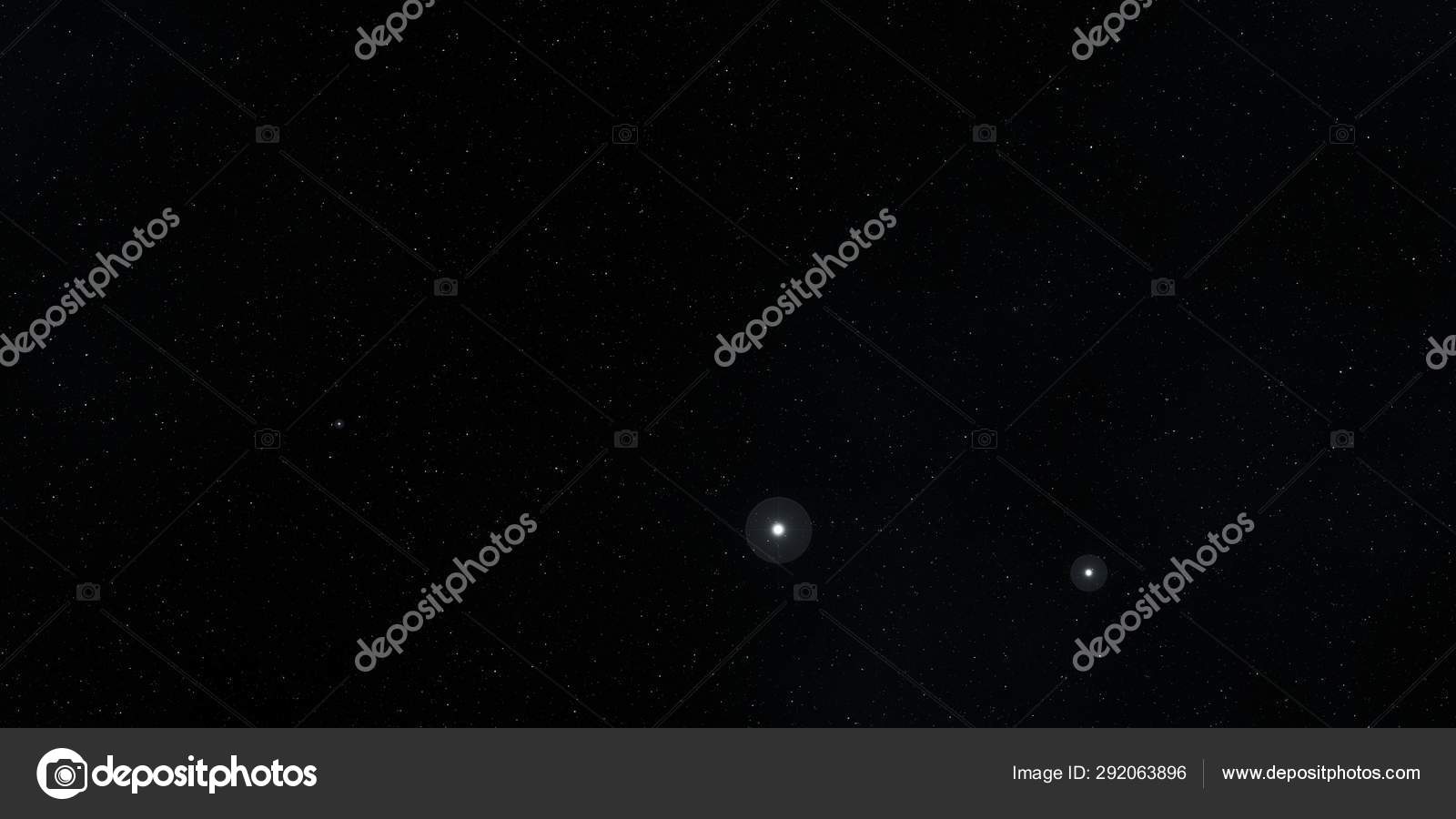 Illustration Realistic Stars Pattern Background Deep Interstellar Space ...
