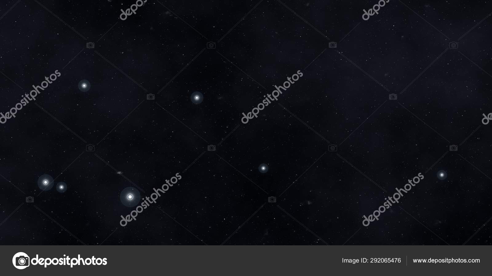 Illustration Realistic Stars Pattern Background Deep Interstellar Space ...