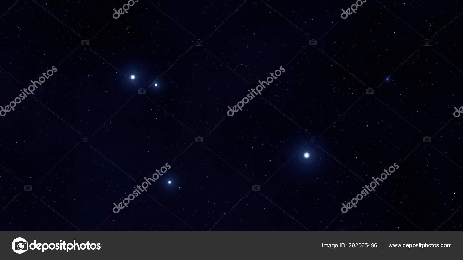 Illustration Realistic Stars Pattern Background Deep Interstellar Space ...