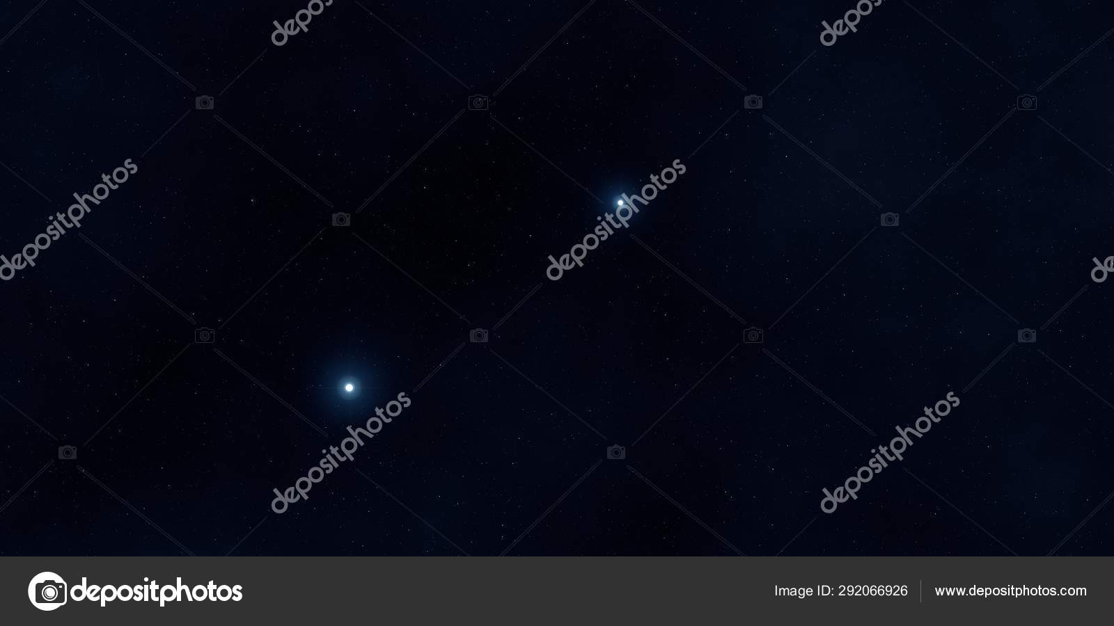 Illustration Realistic Stars Pattern Background Deep Interstellar Space ...