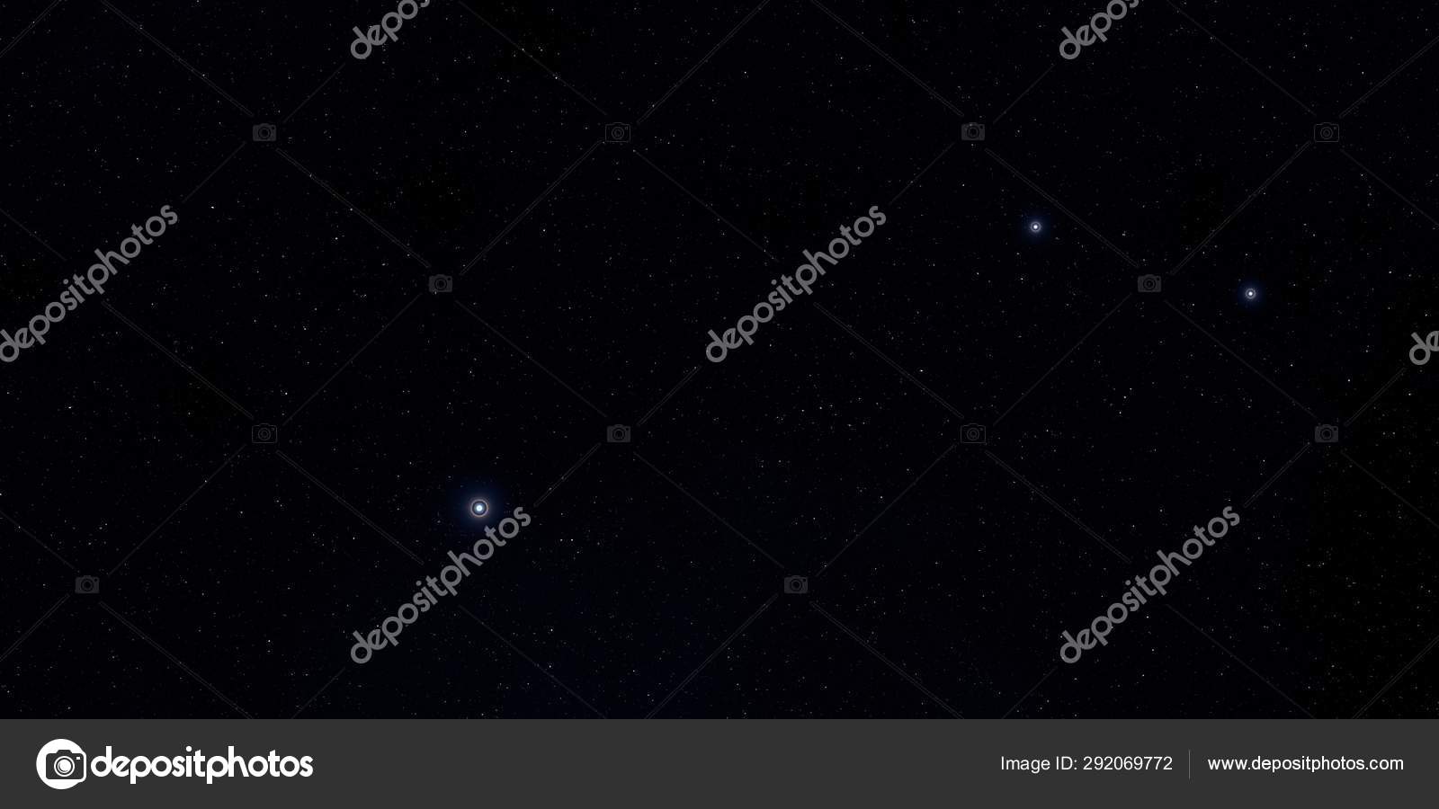 Illustration Realistic Stars Pattern Background Deep Interstellar Space ...