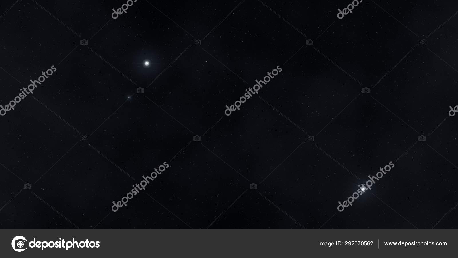 Illustration Realistic Stars Pattern Background Deep Interstellar Space ...