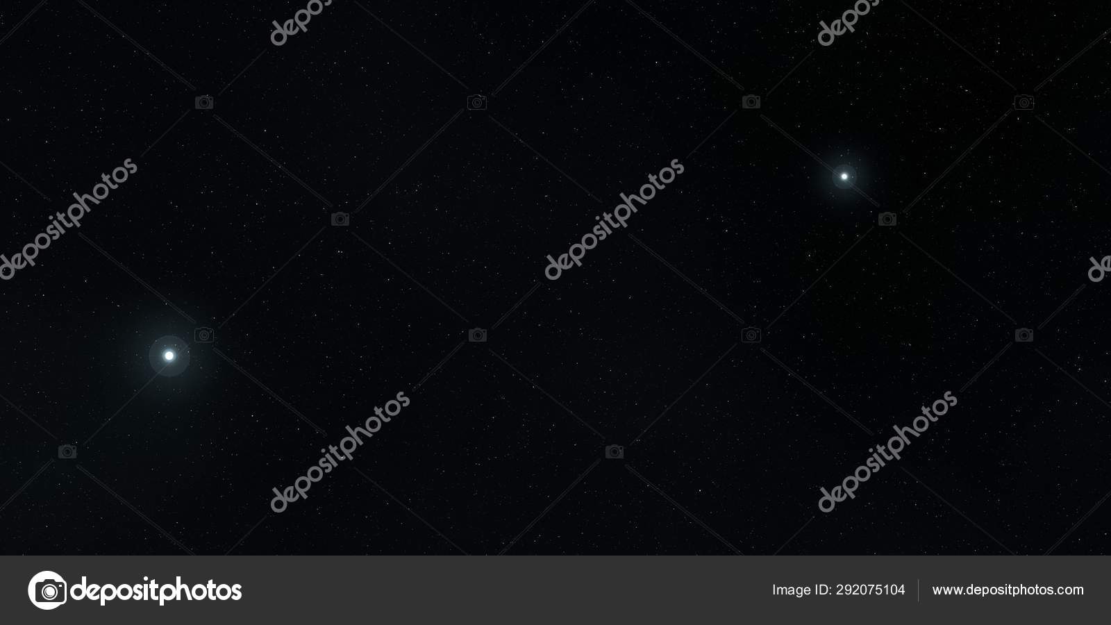Illustration Realistic Stars Pattern Background Deep Interstellar Space ...
