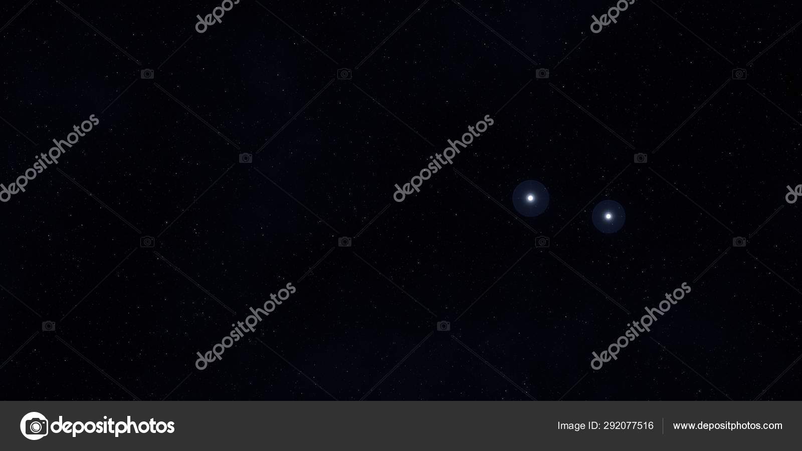 Illustration Realistic Stars Pattern Background Deep Interstellar Space ...