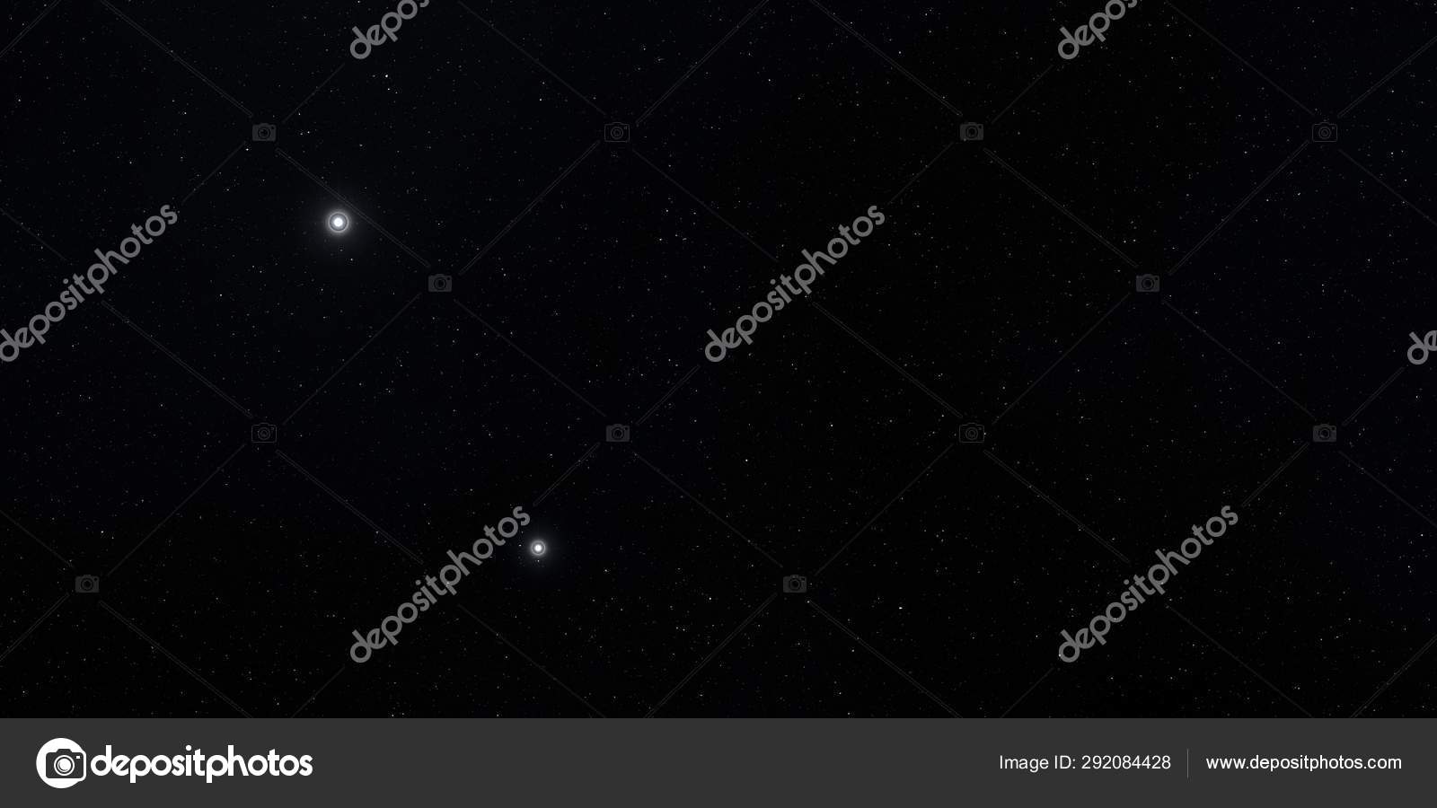 Illustration Realistic Stars Pattern Background Deep Interstellar Space ...