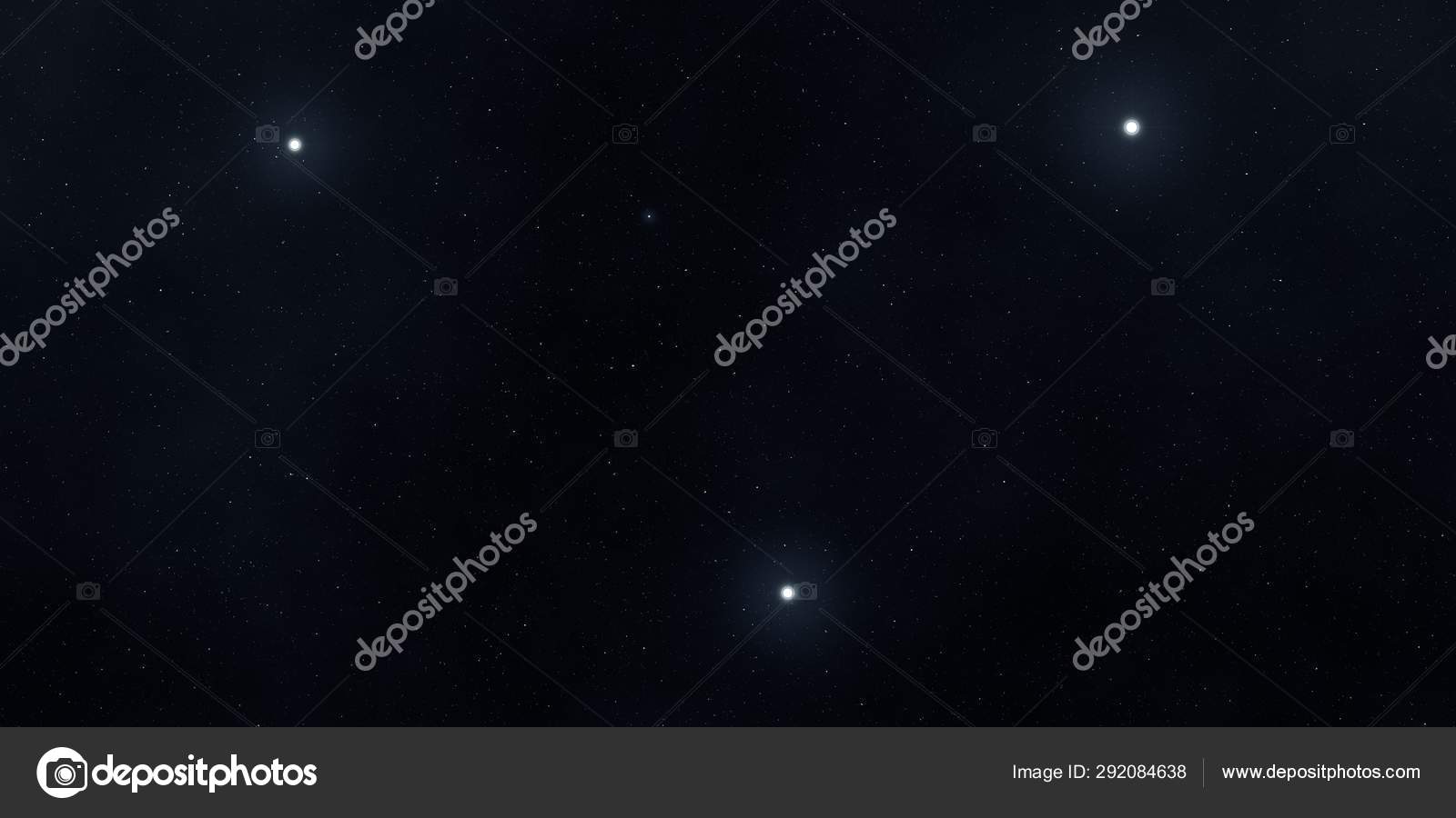 Illustration Realistic Stars Pattern Background Deep Interstellar Space ...