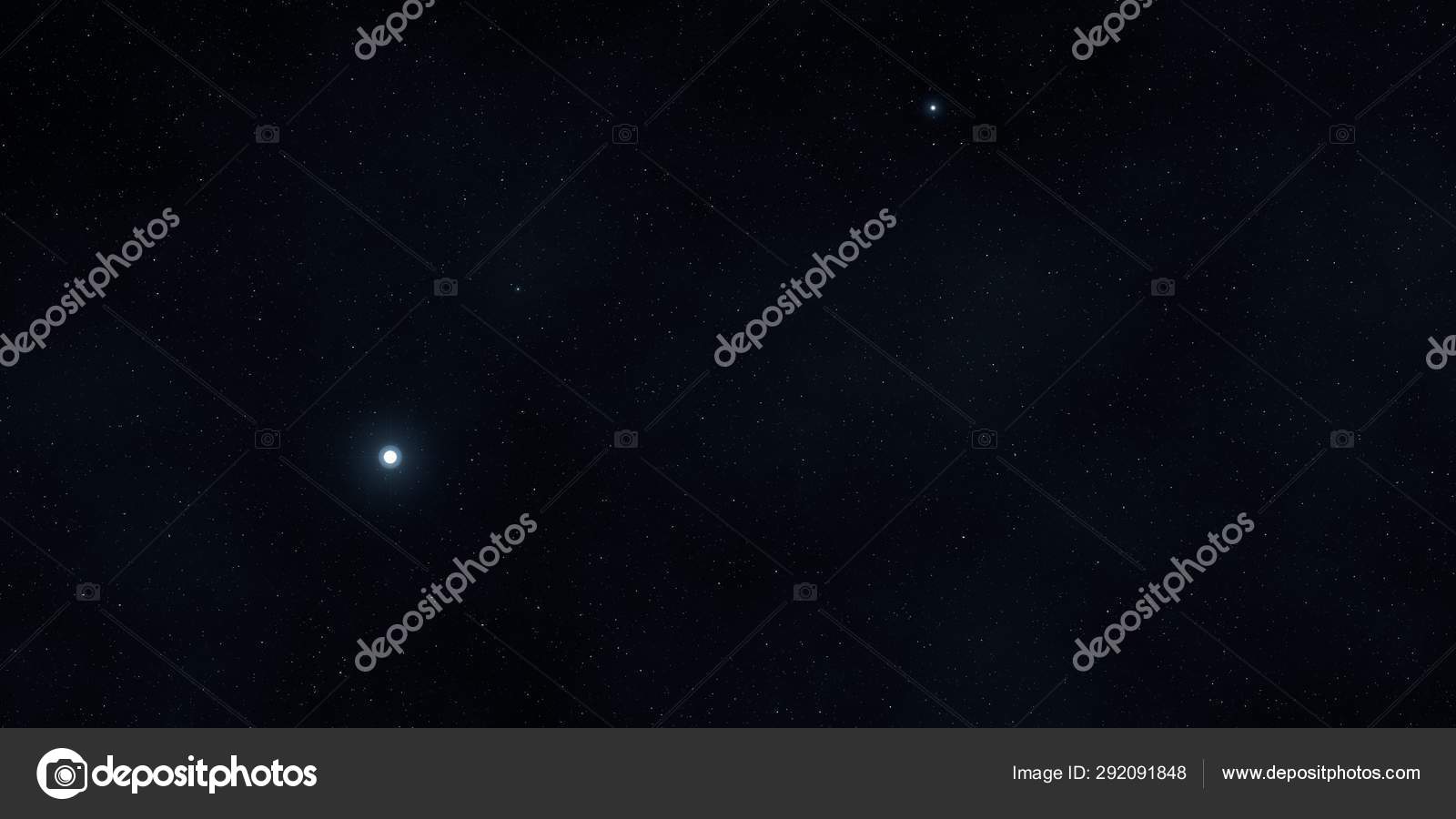 Illustration Realistic Stars Pattern Background Deep Interstellar Space ...