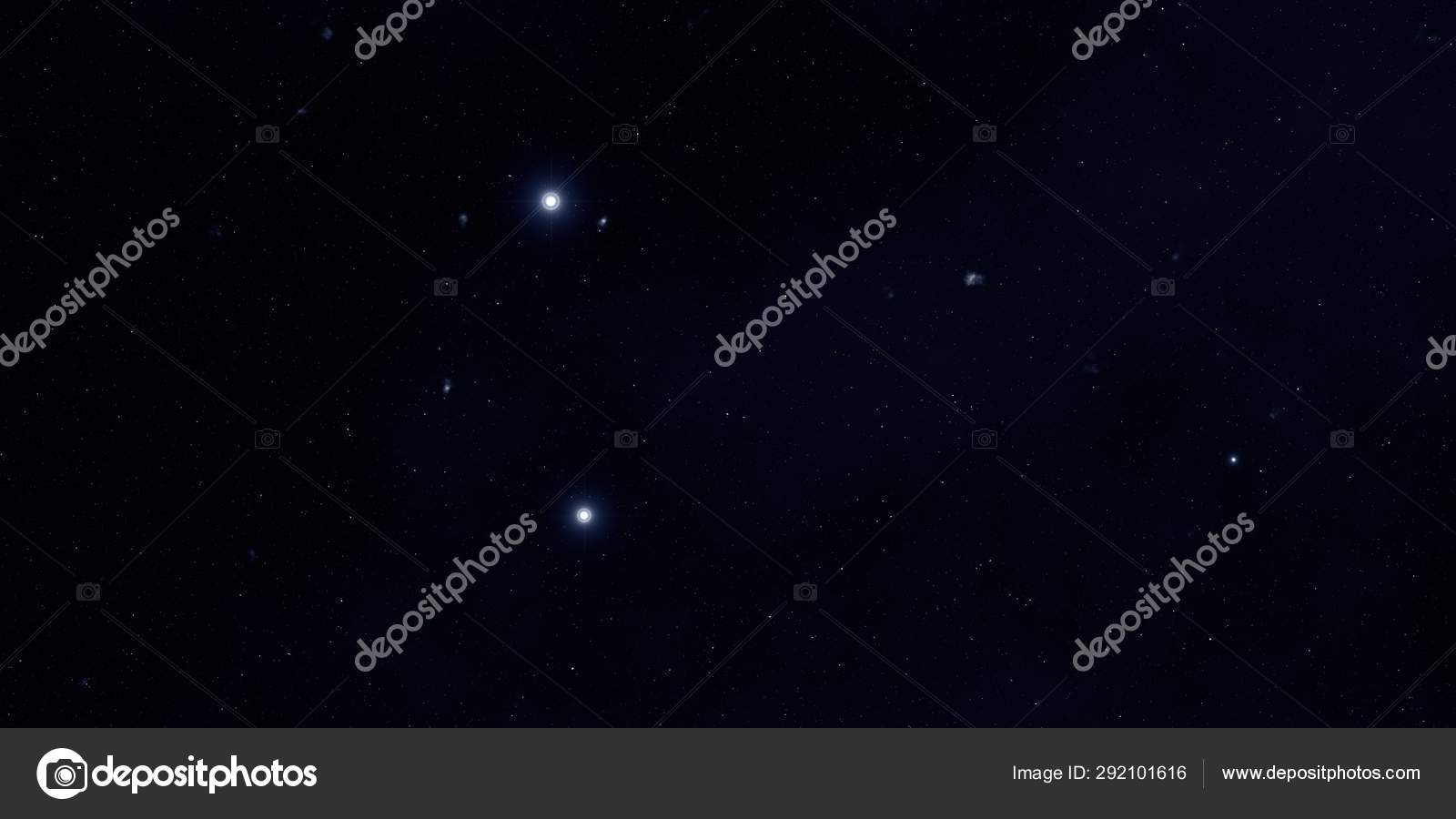 Illustration Realistic Stars Pattern Background Deep Interstellar Space ...