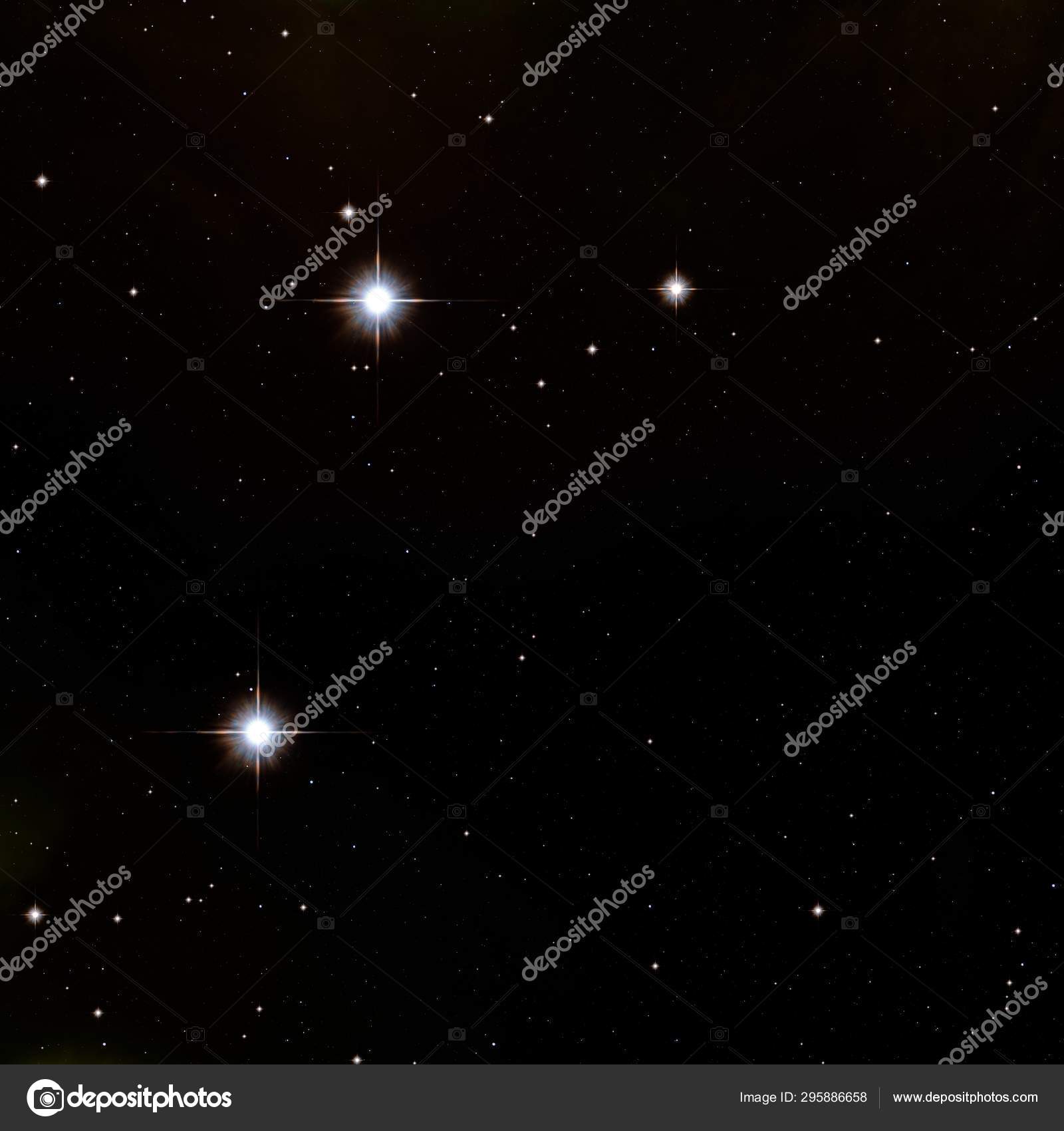 Deep Space Star Field Universe Filled Stars Gas Far Distant — Stock ...