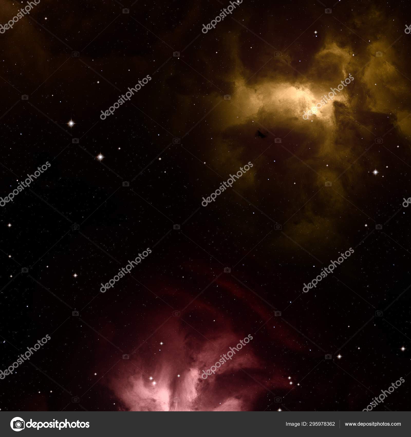 Deep Space Star Field Universe Filled Stars Gas Far Distant — Stock ...