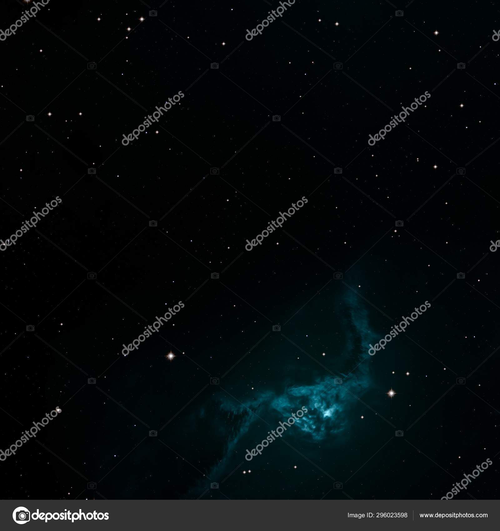 Deep Space Star Field Universe Filled Stars Gas Far Distant — Stock ...