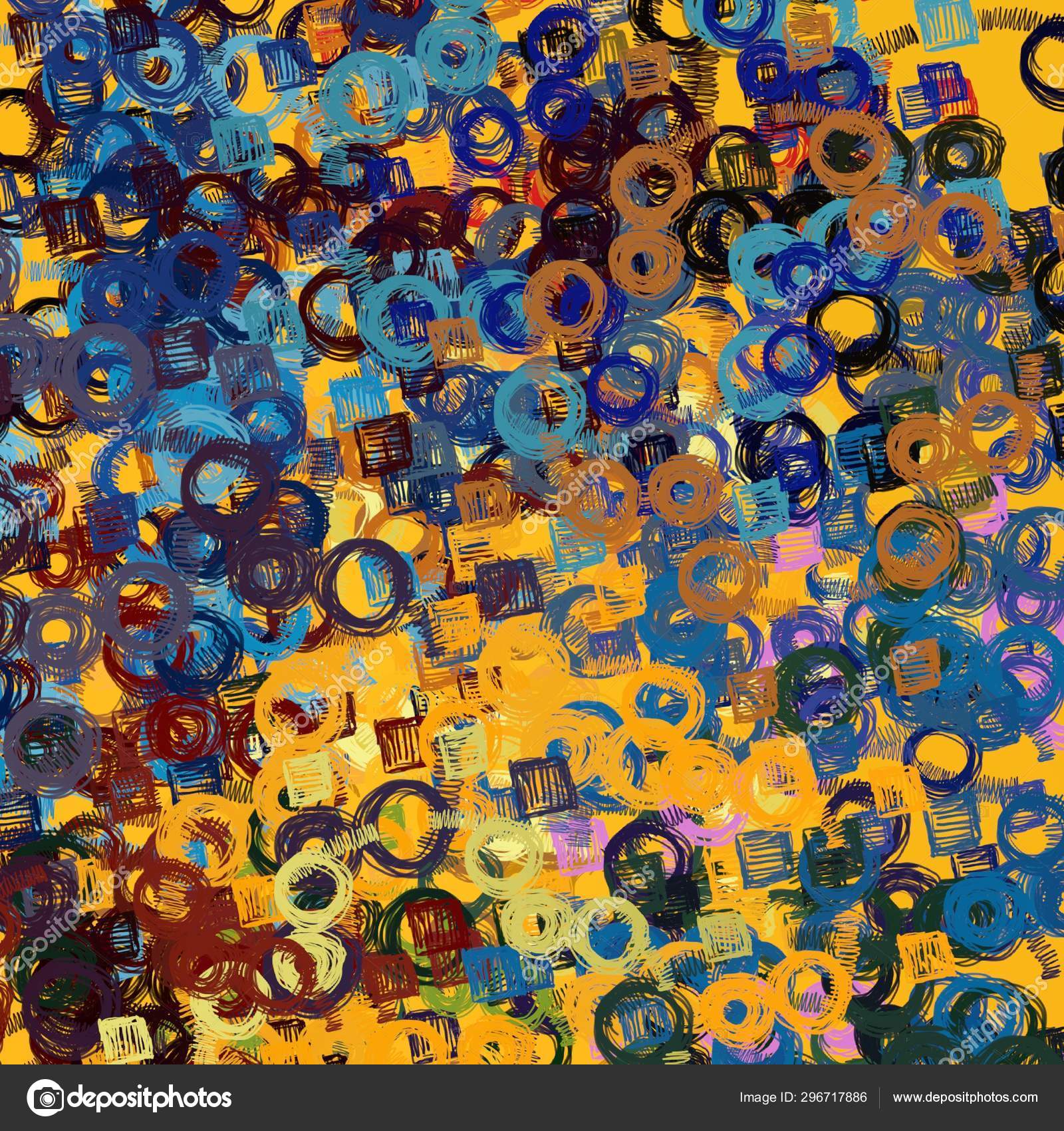 Symbols Seamless Pattern Repeated Mini Doodle Drawings Icons ...