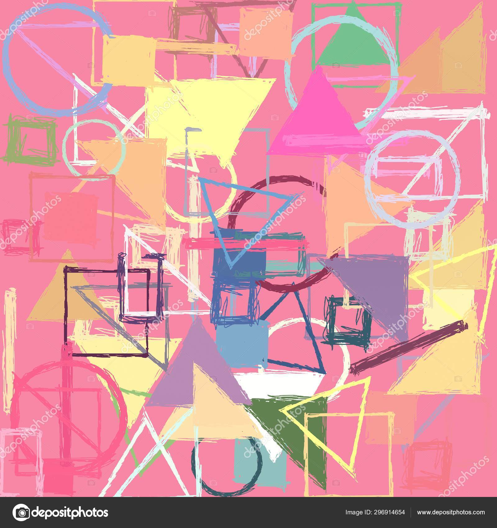 Modern Abstract Geometric Pattern Background Stock Illustration by ...