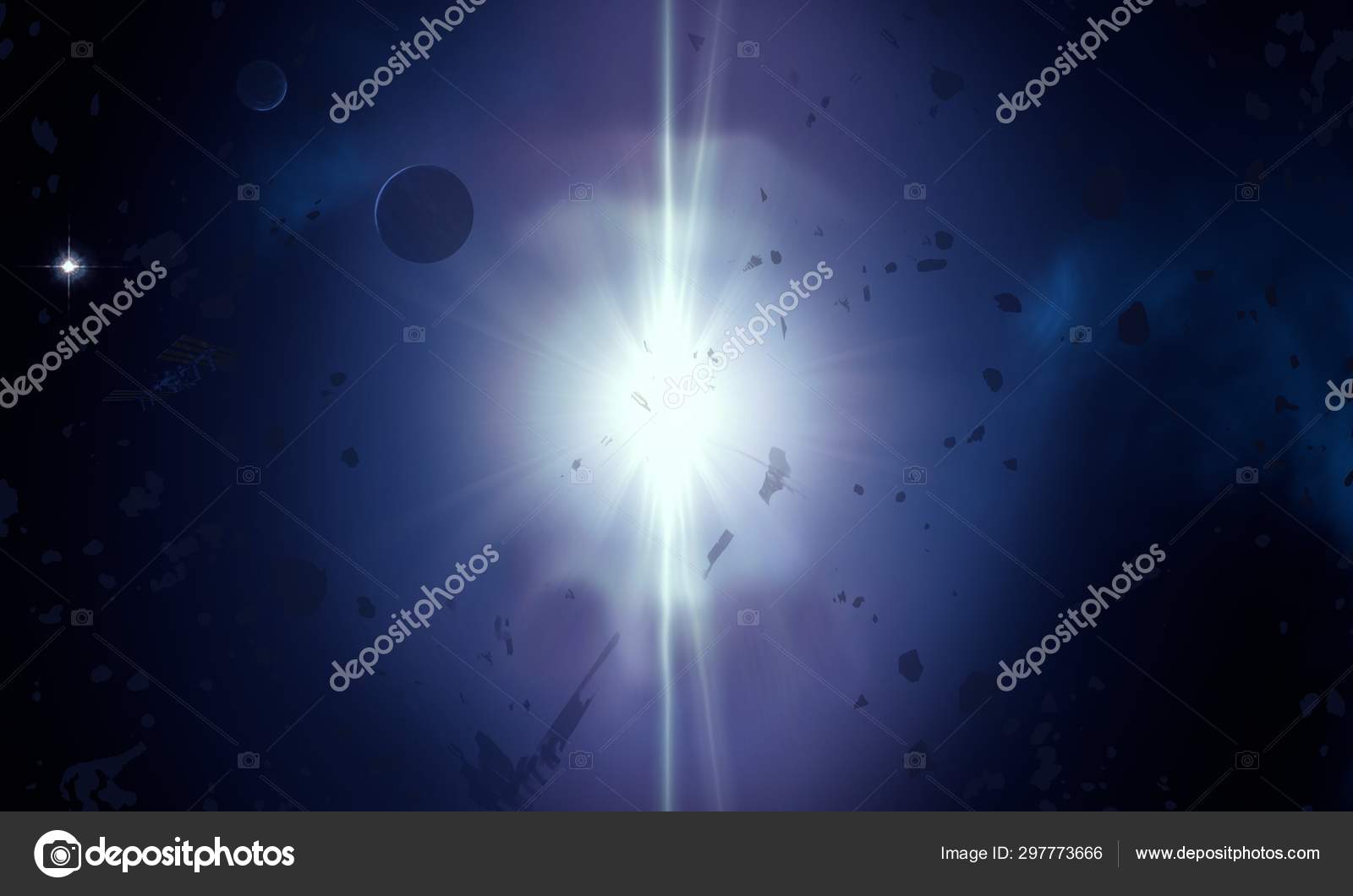 Dark Space Abstract Wallpaper Shine — Stock Photo © nordenworks.gmail ...