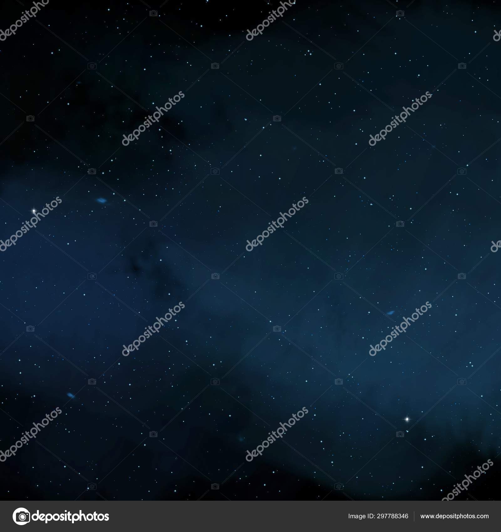 Illustration Deep Vast Space Stars Planets Moons Various Science ...