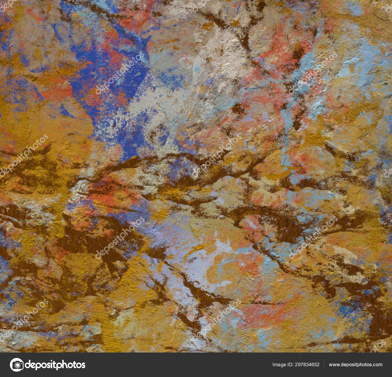 Beautiful Colorful Textured Stone Background Stock Photo by ...