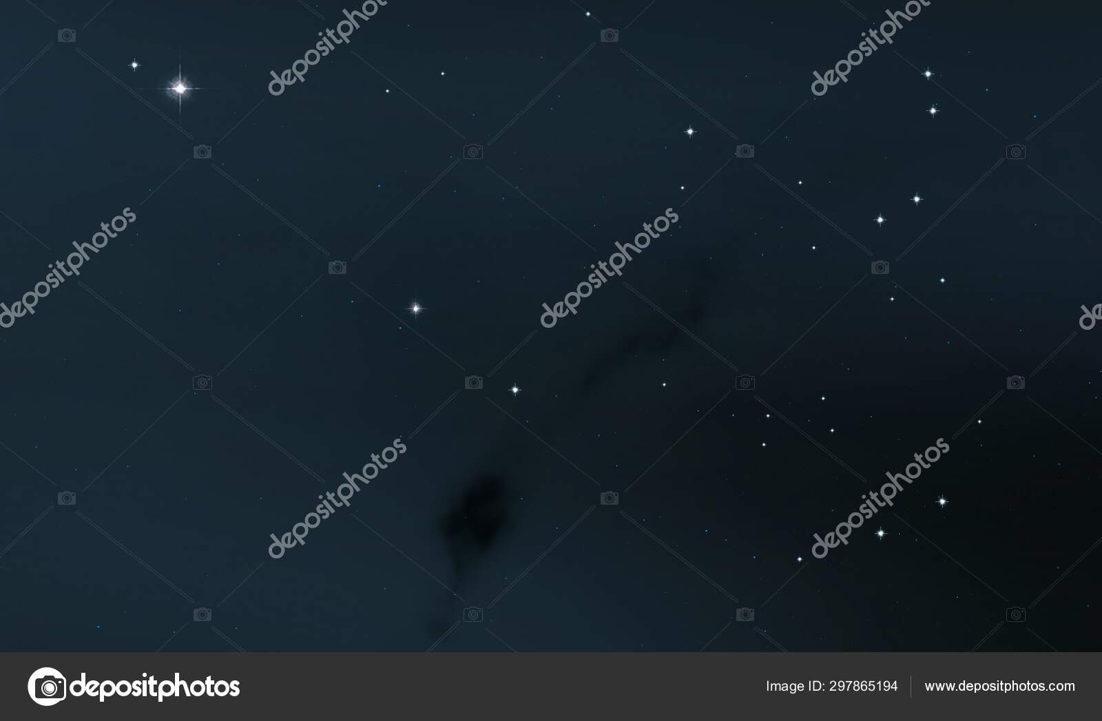 Illustration Deep Vast Space Stars Planets Moons Various Science ...