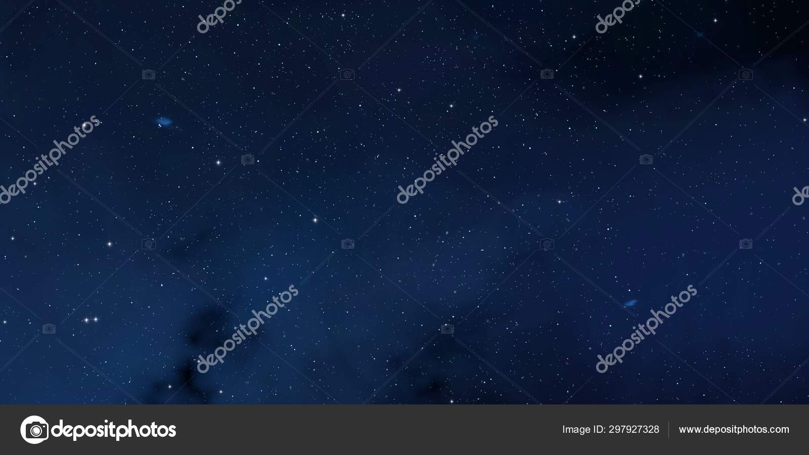 Illustration Deep Vast Space Stars Planets Moons Various Science ...