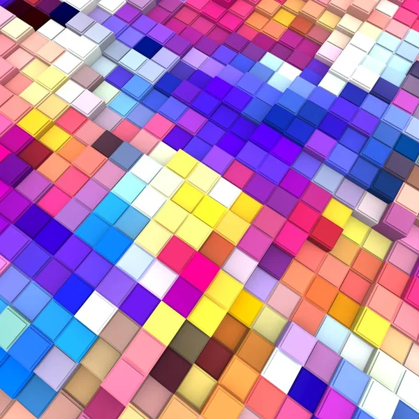 Colorful rainbow boxes — Stock Photo © 1xpert #2119315