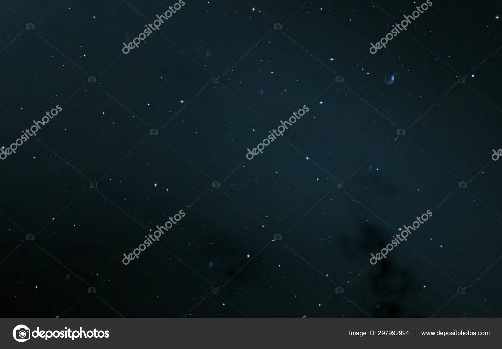 Illustration Deep Vast Space Stars Planets Moons Various Science ...