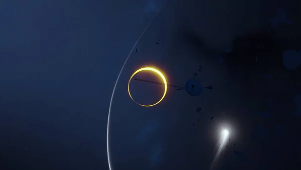 Space Eclipse Wallpaper