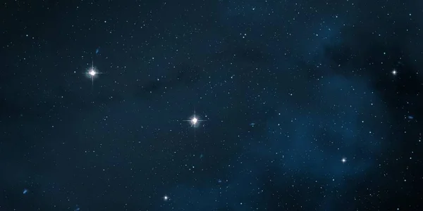 Illustration Deep Vast Space Stars Planets Moons Various Science ...