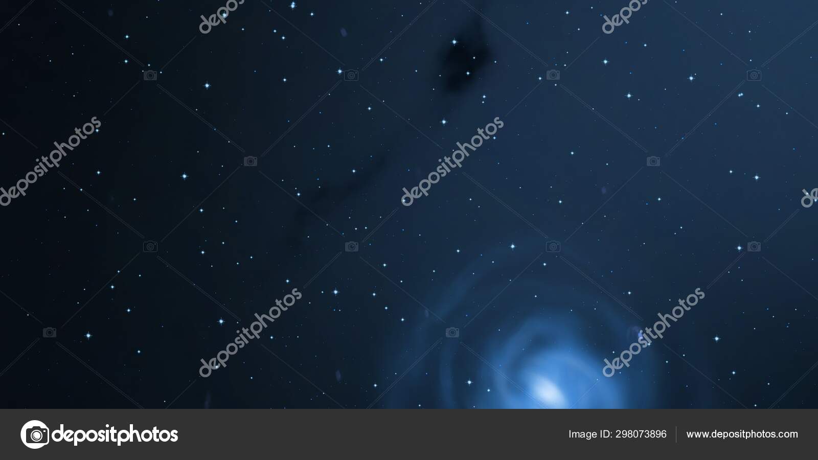 Illustration Deep Vast Space Stars Planets Moons Various Science ...